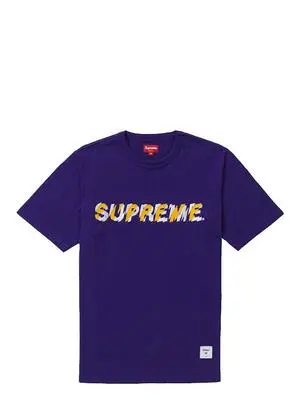 Supreme Shatter Short Sleeve Top Purple