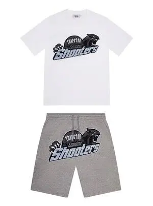 Trapstar Shooters Short Set - White/light Blue
