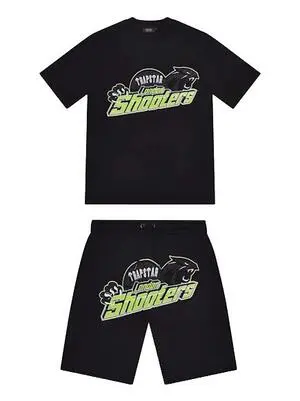 Trapstar Shooters Short Set - Black/slime