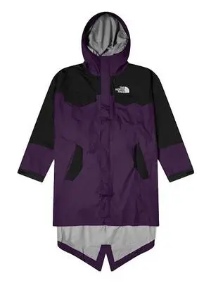 The North Face X Undercover Soukuu Hike Packable Fishtail Shell Parka - Purple Pennant/tnf Black