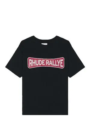 Rhude Rallye Tee Shirt - Black