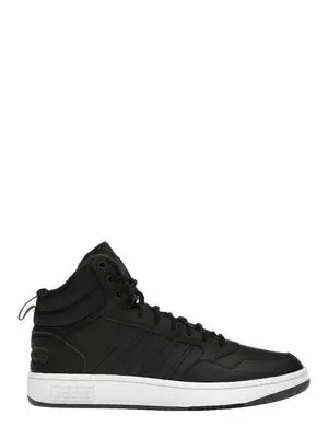 Adidas Hoops 3.0 Mid Classic Fur Lining Winterized Sneakers - Core Black/cloud White
