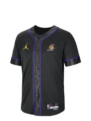 JORDAN Nba Los Angeles Lakers Statement Edition Drifit Top - Black