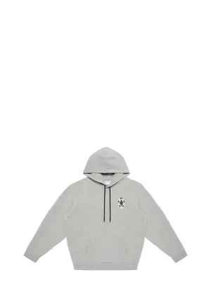 COUNTY OF MILAN Cotton Bandana Cross Hoodie - Grey