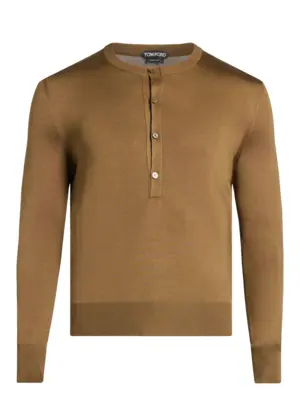 TOM FORD TOM FORD Fine-Knit Silk T-Shirt