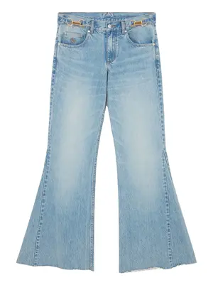 Stella McCartney Mid-rise Bootcut Jeans - Blue