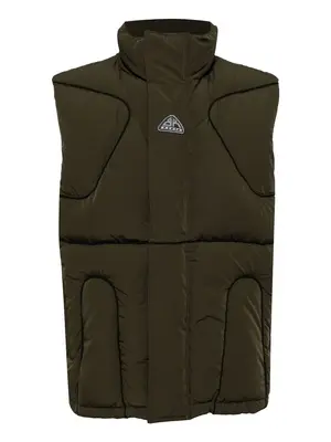 BREATH Padded Down Vest - Green