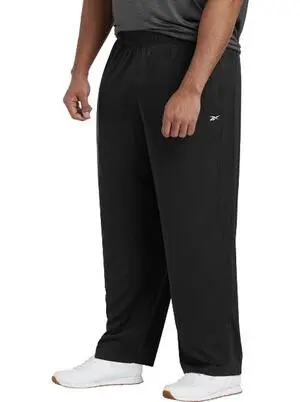 REEBOK Performance Double-knit Open-hem Pants Black