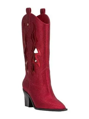 Jessica Simpson Jessica Simpson Ginika Western Boots Red Muse