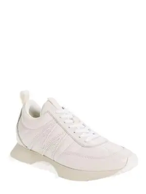 Moncler Pacey Leather Sneakers - Gardenia