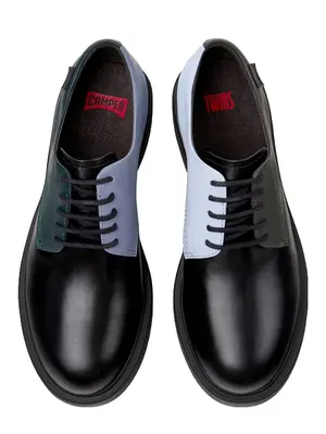 Camper Camper Dean Derby Lace-Up Shoes Green Multi Assorted