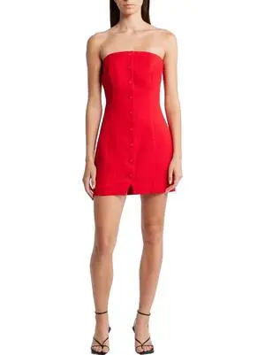 Endless Rose Strapless Mini Dress - Red