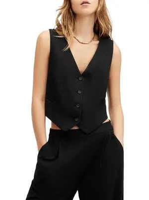 ALLSAINTS Aleida Lightweight Vest - Black