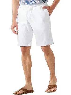 Tommy Bahama Big & Tall Linen-blend Pull-on Shorts - White