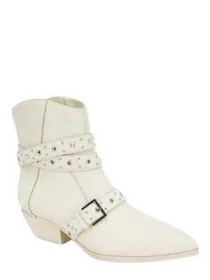 KENNETH COLE Cheyenne Stud Bootie - Whitecap Leather