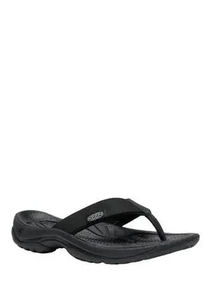 Keen Kona Waterproof Flip Flop - Black/ Vapor
