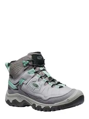 Keen Targhee Iv Waterproof Mid Hiking Shoe - Alloy/ Granite Green