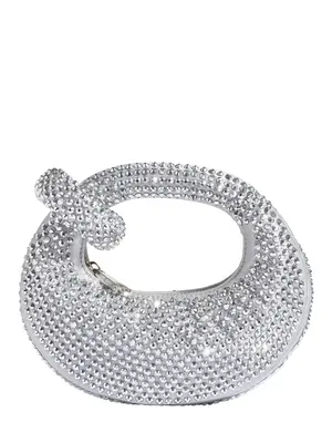 Jw Pei JW PEI Mini Abacus Embellished Top Handle Bag Silver