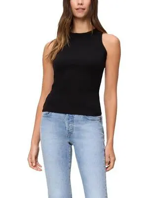 THE STANDARD STITCH Rib Tank - Onyx