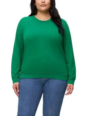 THE STANDARD STITCH Raglan Style Sweatshirt - Kelly Green