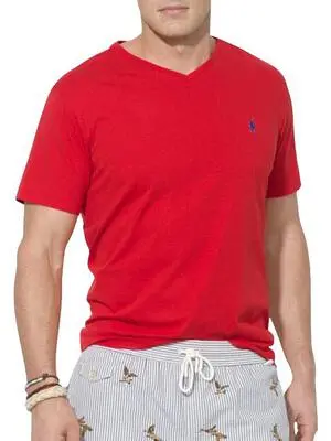 Polo Ralph Lauren Big & Tall Classic Fit V-neck T-shirt - Red
