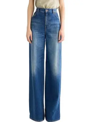 Chloé High-waist Wide-leg Jeans - Night Blue