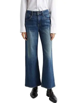 NILI LOTAN Marlene High-waist Bootcut Jeans - Classic Wash