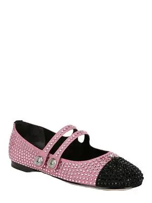 CIRCUS NY BY SAM EDELMAN Circus NY Zoey Cap Toe Mary Jane Flat Pink Confetti/ Black