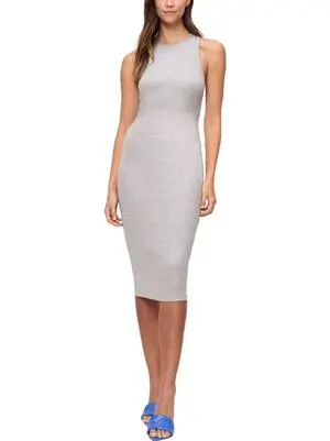THE STANDARD STITCH Racerback Midi Dress - Heather Grey