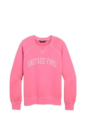 Vineyard Vines Vineyard Vines Cotton Logo Graphic Sweatshirt Sunset Pink