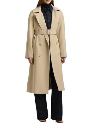 Ralph Lauren Crepe Belted Coat - Explorer S