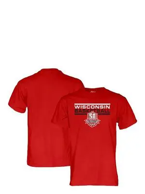 BLUE 84 Wisconsin Badgers 50 Seasons Basketball T-shirt - Red
