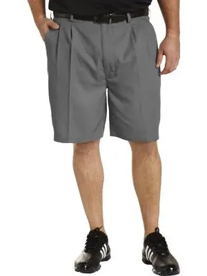 REEBOK Golf Performance Pleated Shorts - Grey