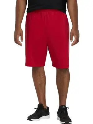 REEBOK Performance Athletic Shorts Ex Red Black