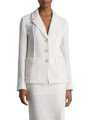 ST. JOHN St. John Collection Open Stitch Blazer
