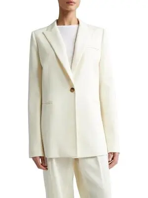 Partow Ross Virgin Wool Jacket - Ivory