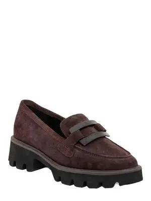 ARA Oleander Platform Loafer - Amarone