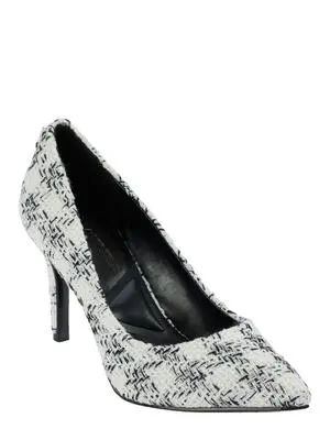 Karl Lagerfeld Paris KARL LAGERFELD PARIS Royale Pointed Toe Pump White/black