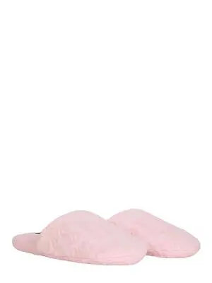 Dolce & Gabbana Dg Logo Jacquard Terry Cloth Slippers - Pink