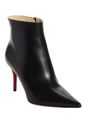 CHRISTIAN LOUBOUTIN Apostropha Pointed Toe Bootie - Black