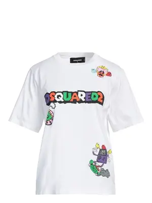 Dsquared2 Printed Jersey T-shirt - White