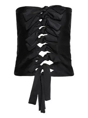 Coperni Knotted Gala Top - Black