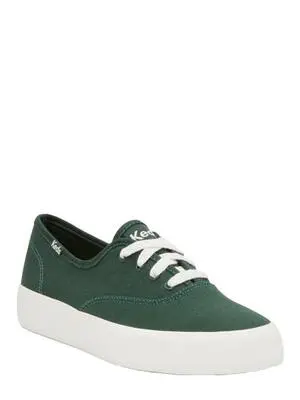 KEDS® Platform Sneakers - Green Canvas
