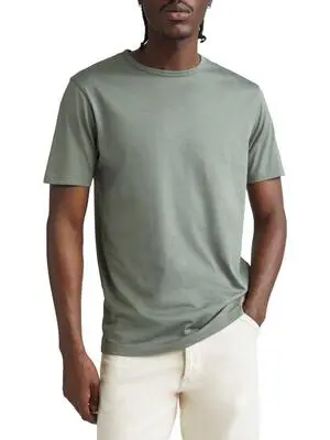 Sunspel Cotton Crewneck T-shirt - Dark Green