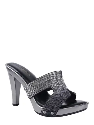 CANDIE'S Candie's Malak Platform Sandals Black Multi