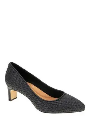 Andre Assous Wynne Pump - Black Woven
