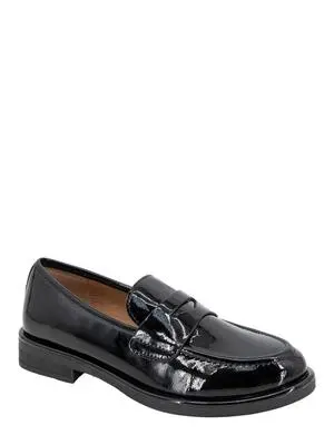 Gentle Souls By Kenneth Cole Cybil Loafer - Black Patent Leather