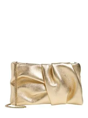 JIMMY CHOO Metallic Leather Clutch