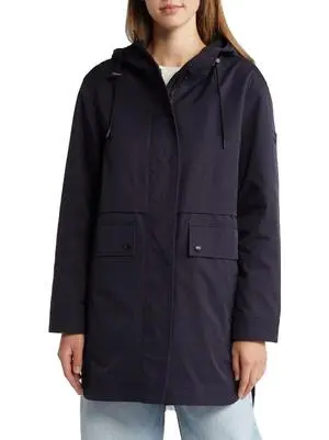 Sam Edelman Hooded Jacket - Navy