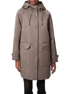 Bernardo Bernardo Water-Resistant Hooded Jacket Dark Oak
